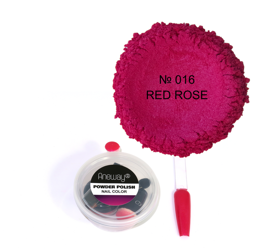 Powder Polish Nail Color Kit | RED ROSE | N0. 016 – ProNailTips.com