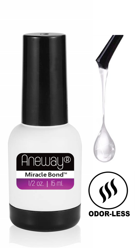 Aneway® Miracle Bond™ Nail + Tip Adhesive Glue | BRUSH-ON – ProNailTips.com