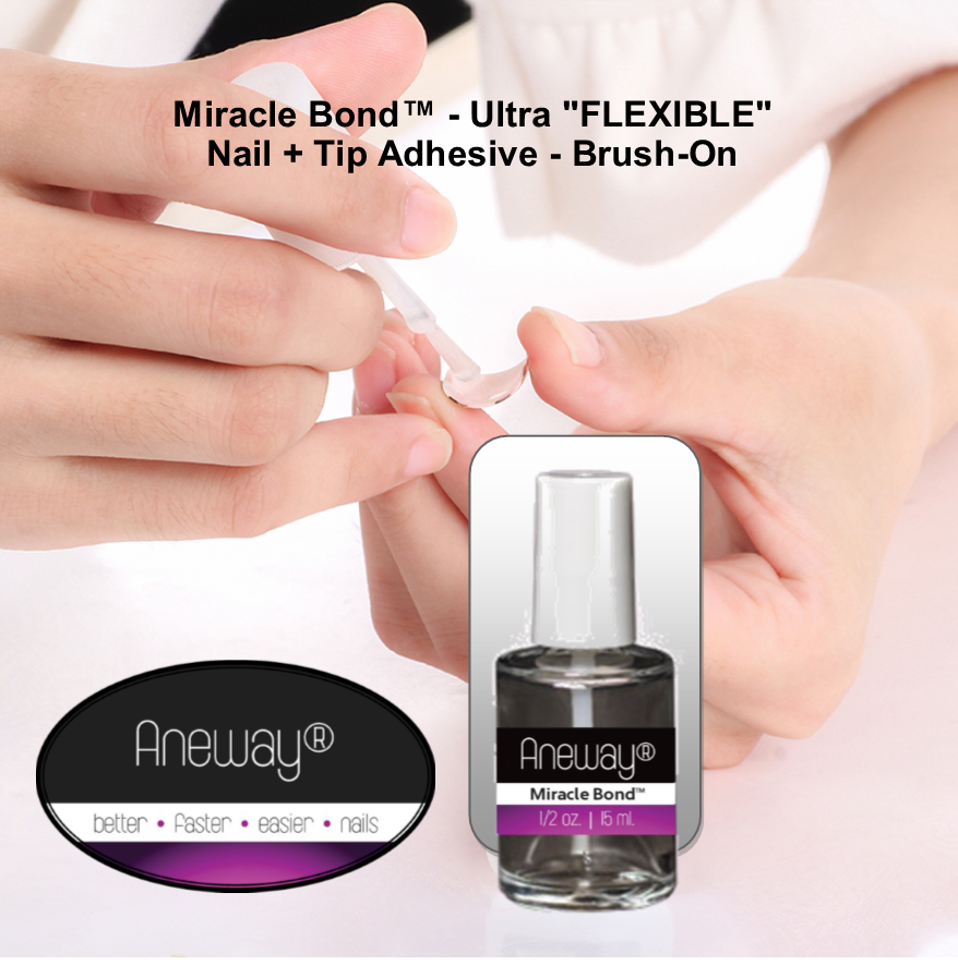 Miracle Bond™ Nail + Tip Resin Gel Adhesive Glue – ProNailTips.com